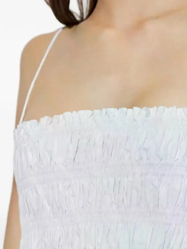Matteau Shirred-bodice Mini Dress