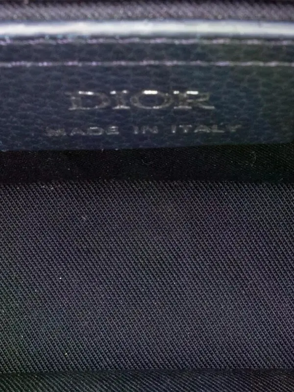 Dior Oblique Canvas Saddle Buckle Messenger Bag