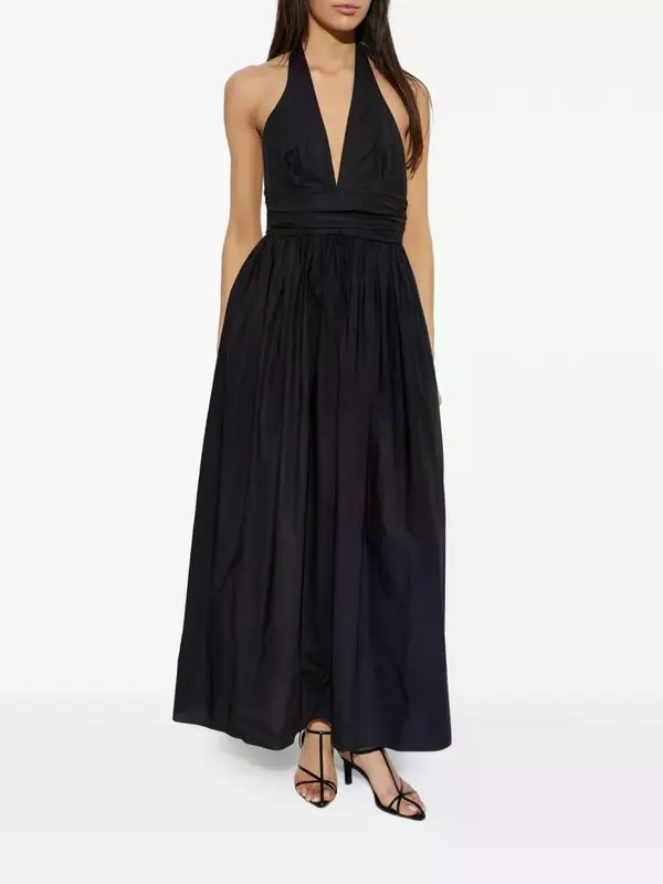 Matteau Plunge Halterneck Dress