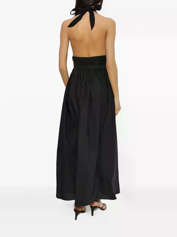 Matteau Plunge Halterneck Dress