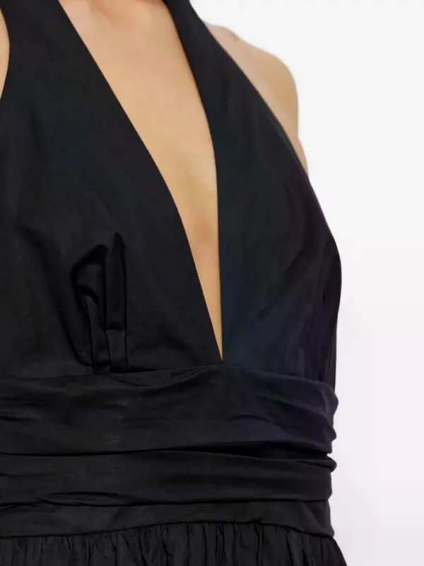 Matteau Plunge Halterneck Dress