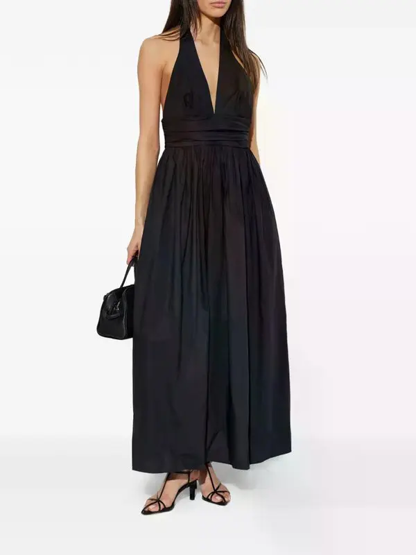 Matteau Plunge Halterneck Dress