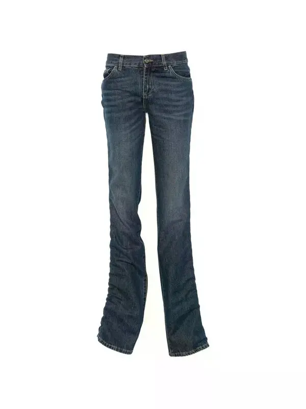 Liu Jo Whiskered Ruched Jeans