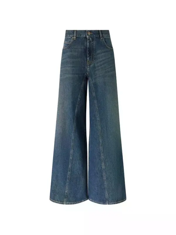 Pinko Flared Jeans With Super Wide Leg