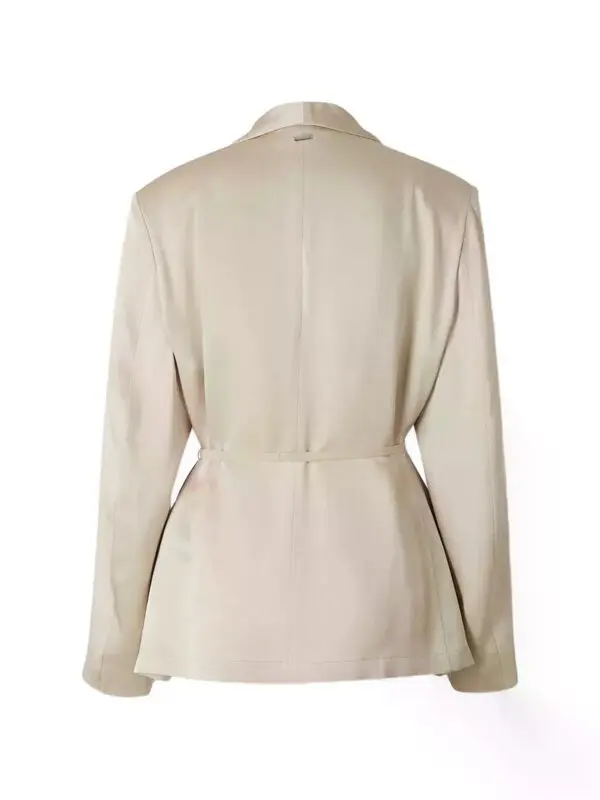 Herno Belted Shawl-lapel Blazer