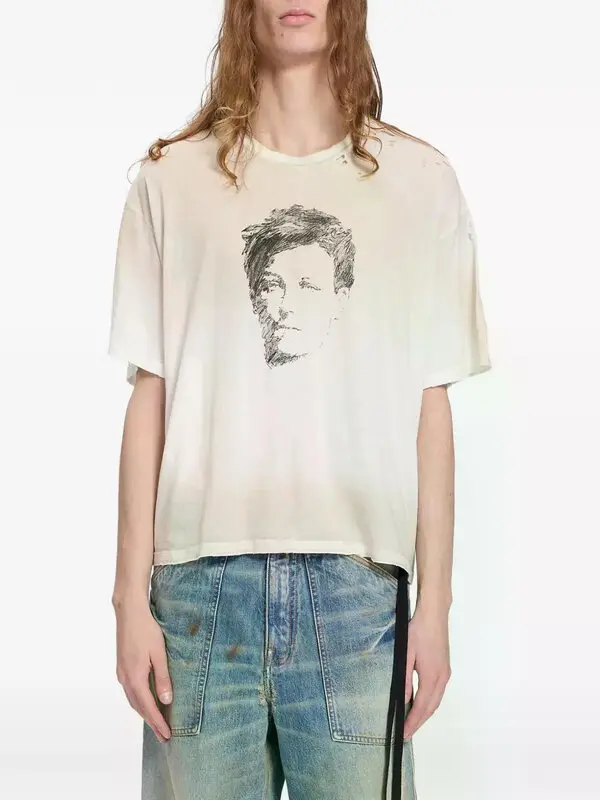 ANN DEMEULEMEESTER Lu Portrait T-shirt