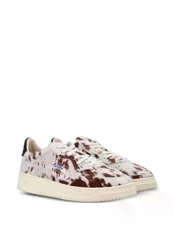 AUTRY Pony-hair Effect Sneakers - Neutrals