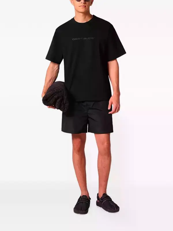 GERTRUDE Drawstring Logo-patch Shorts