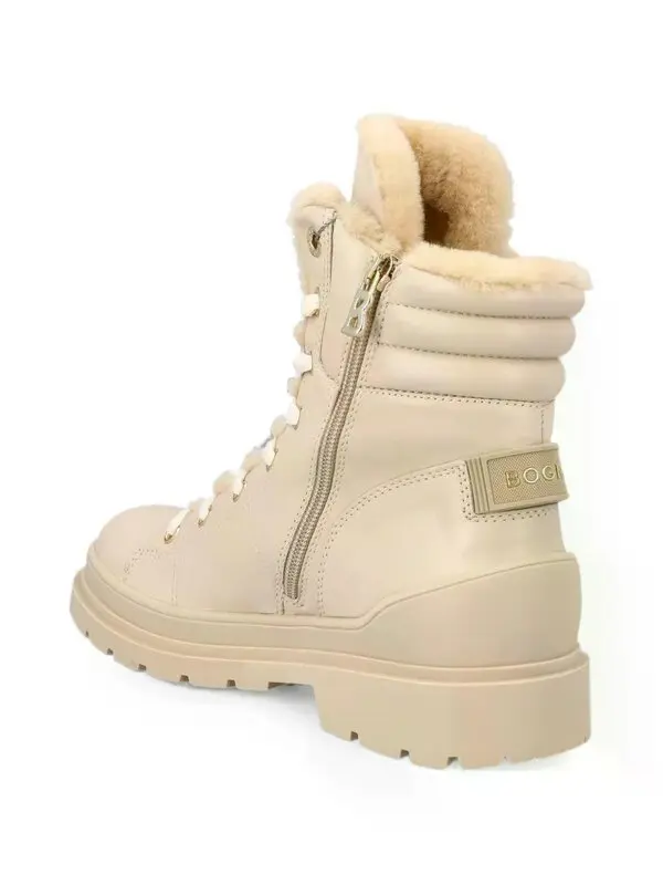 Bogner Quilted Leather Ankle Boots