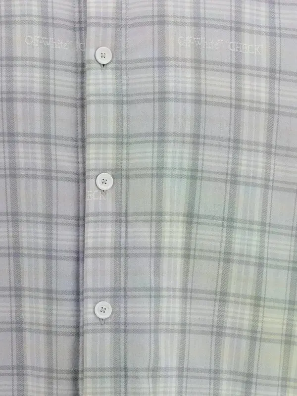 Off-White Check Flannel Padded Overshirt