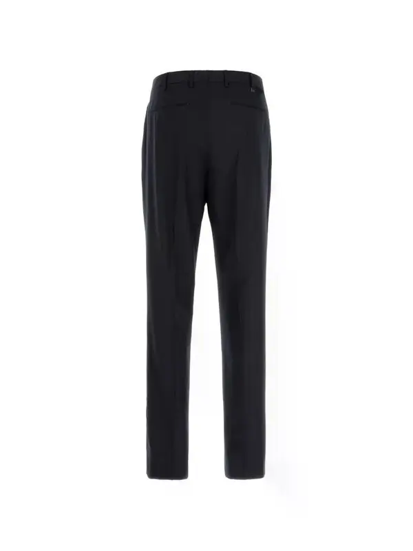 PT TORINO Pleated Wool Tailored Trousers