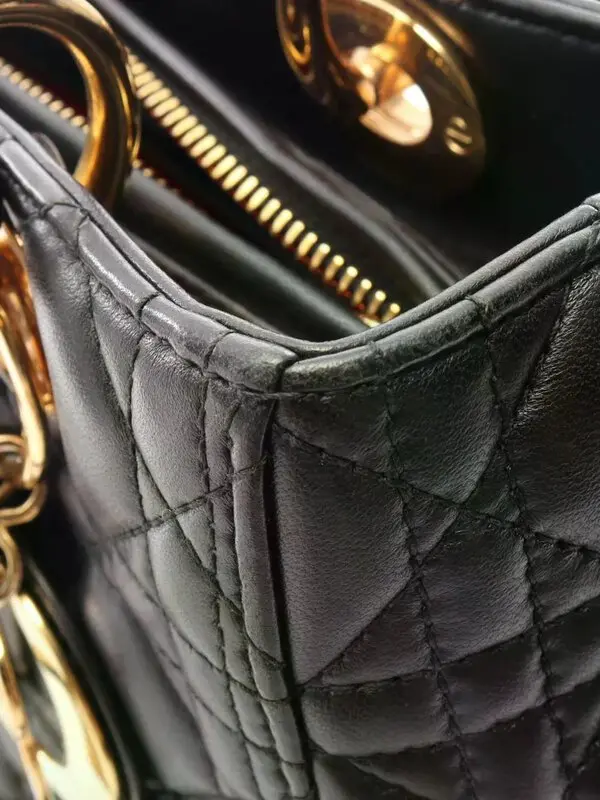 Dior 2000s Lady Two-way Cannage Tote Bag