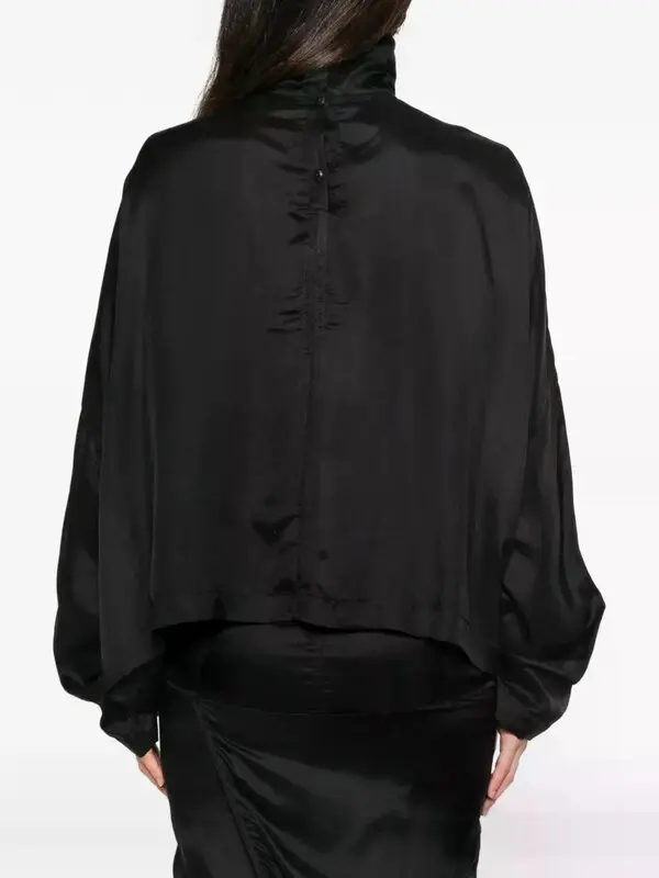Rick Owens Contrast Print Oversized Blouse