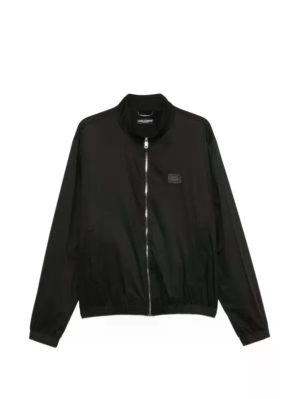 Dolce & Gabbana Logo Plaque Zip-up Jacket