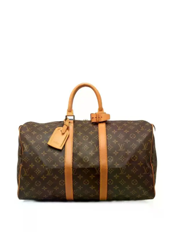 LOUIS VUITTON Monogram Canvas Keepall 45 Travel Bag