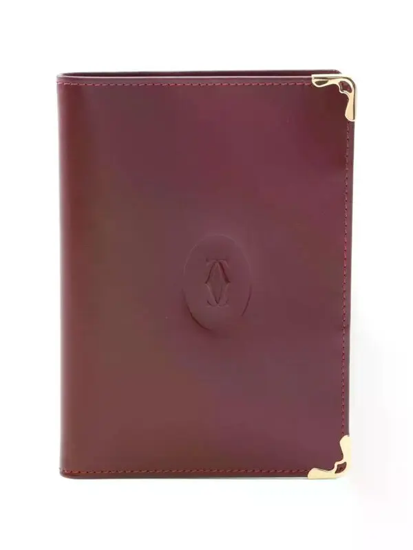 Cartier 2010s Must Line Leather Card Case - Red