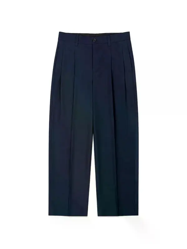 LANEUS Pleated Wide-leg Trousers