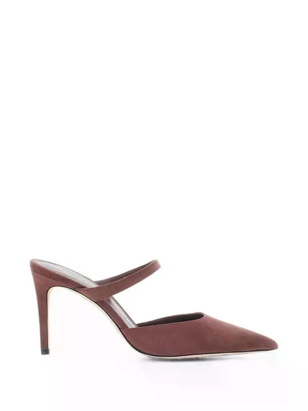 STUART WEITZMAN Pointed-toe Strap Heeled Mules