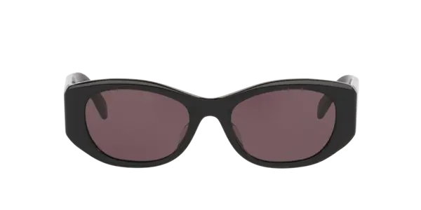 Celine 3 Dots Full Rim Rectangle Sunglasses - Black