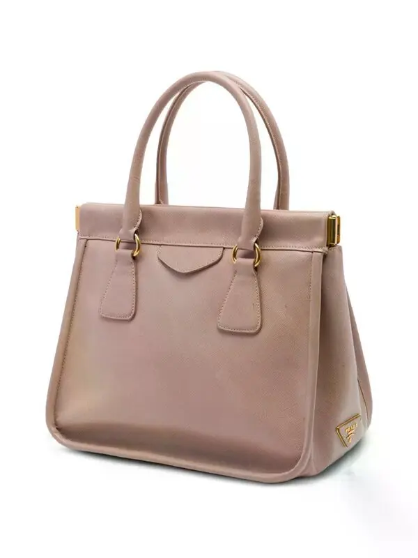 Prada Saffiano Leather Top Handle Tote Bag