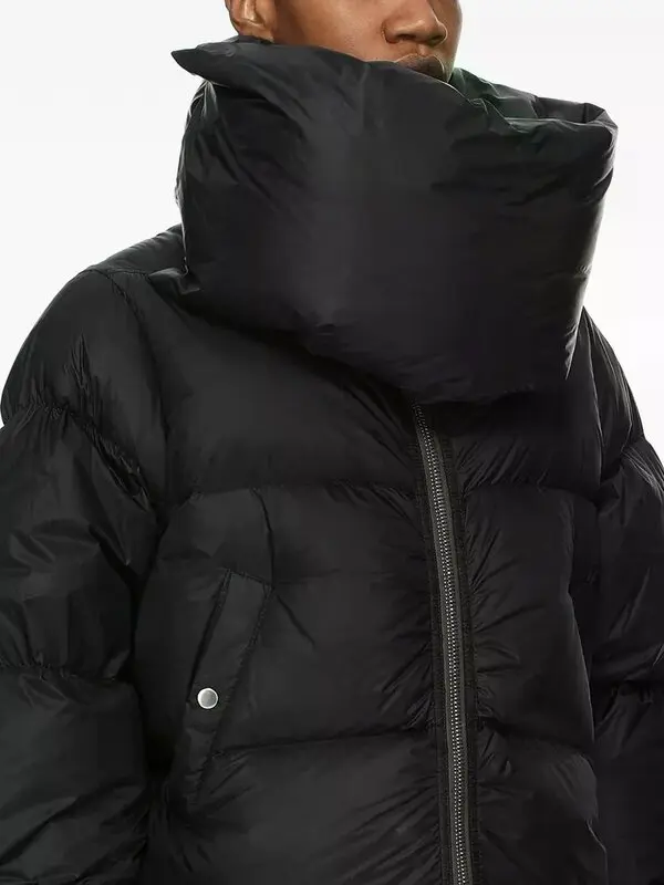 Rick Owens Padded Funnel Neck Down Jacket