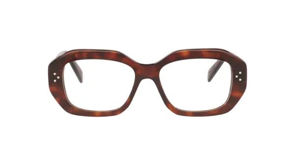 Celine 3 Dots Irregular Optical Frames - Tortoise Black