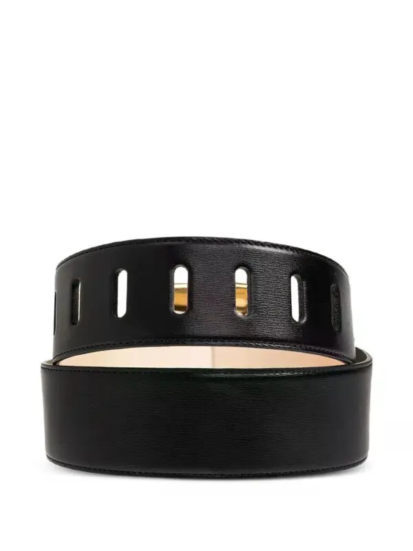 Balmain Logo-engraved Buckle Belt