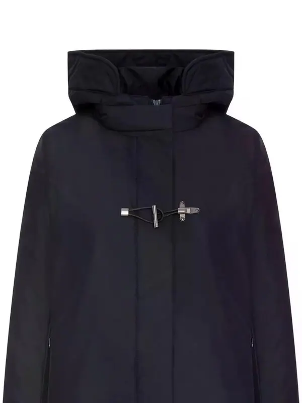 FAY ARCHIVE Hooded Toggle-fastening Coat