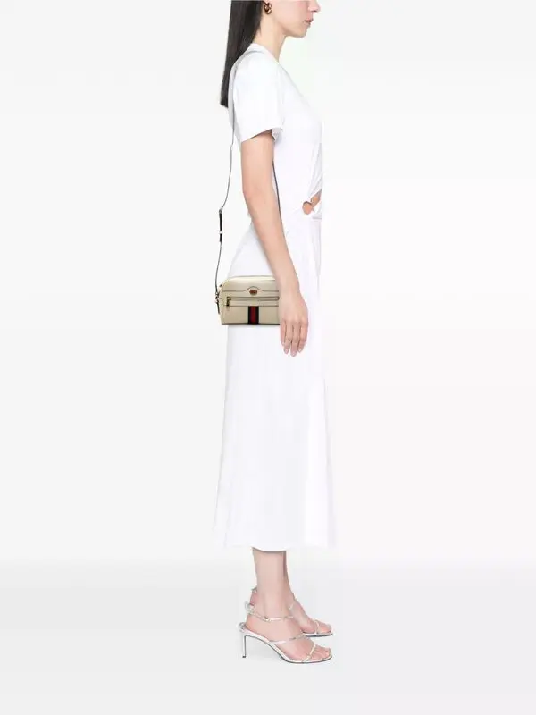 Gucci 2016-2026 Mini Calfskin Web Ophidia Crossbody Bag