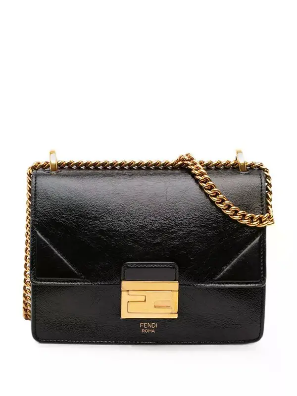 Fendi 2012-2026 Small Leather Kan U Crossbody Bag