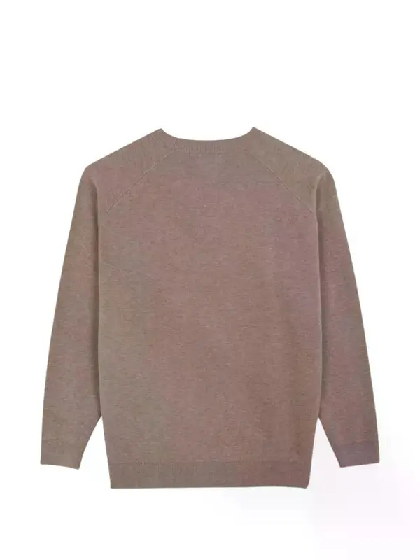 NOWADAYS Raglan-sleeve Mouline Sweater