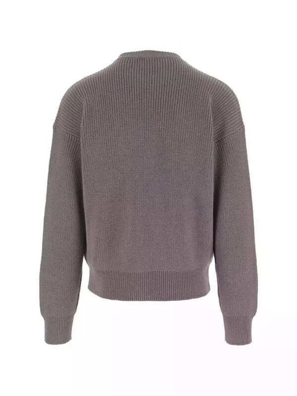 Giorgio Armani Ribbed-knit Crew Neck Sweater