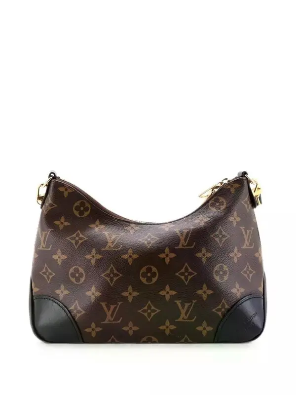 LOUIS VUITTON Boulogne Nm Handbag Monogram Canvas Shoulder Bag - Black