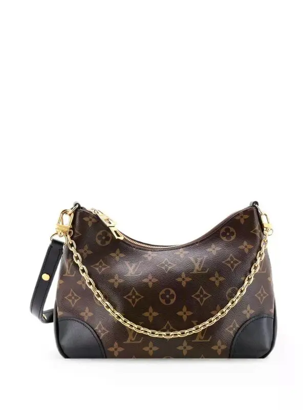 LOUIS VUITTON Boulogne Nm Handbag Monogram Canvas Shoulder Bag - Black