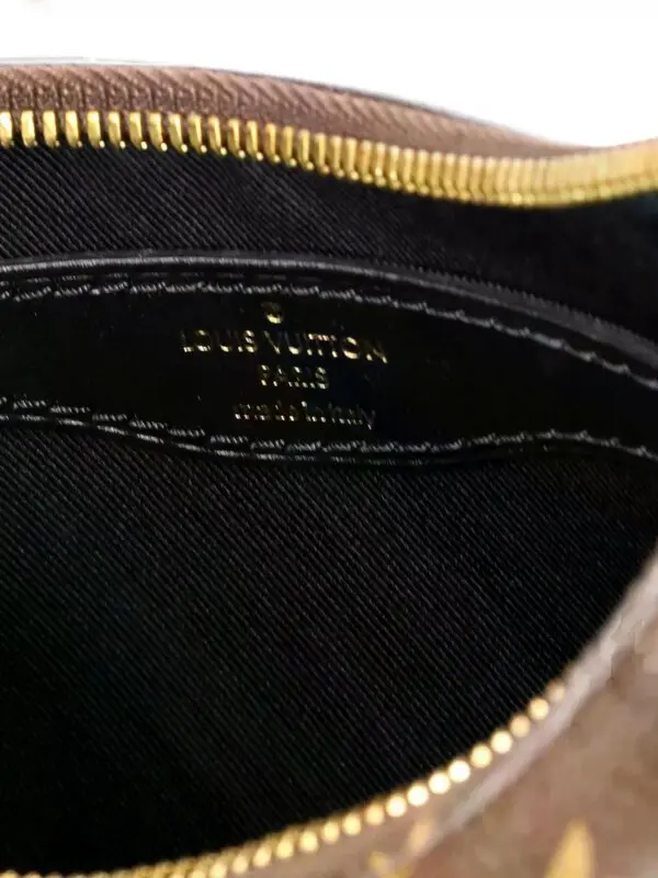 LOUIS VUITTON Boulogne Nm Handbag Monogram Canvas Shoulder Bag - Black