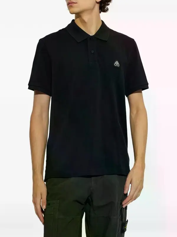 Moose Knuckles Logo-patch Polo Shirt