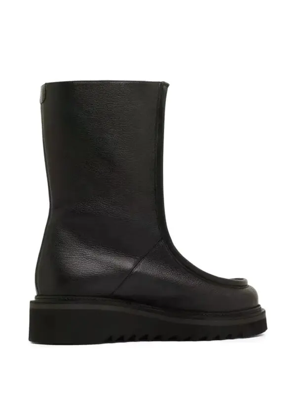 FERRAGAMO Eurialo Grained Leather Boots