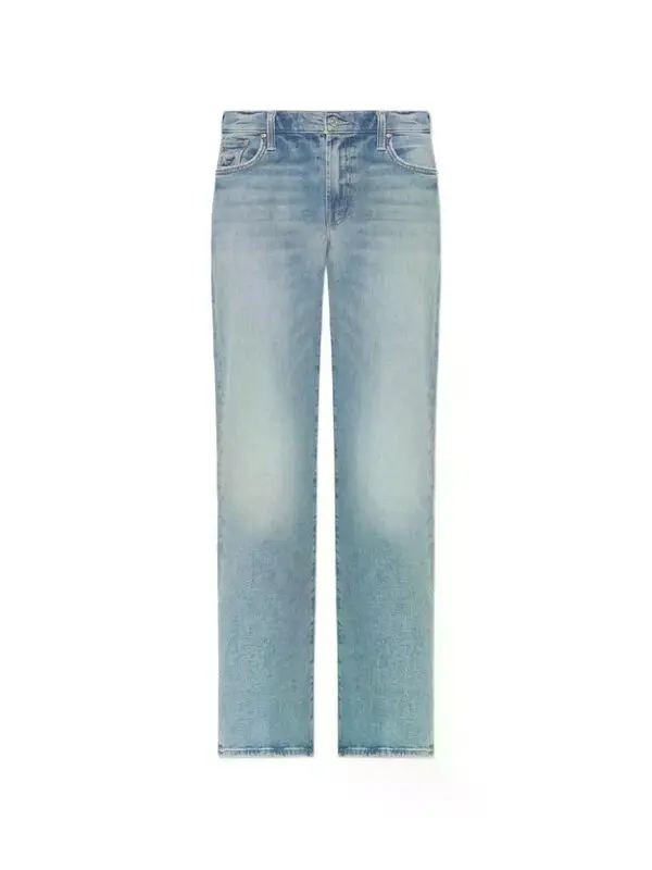 MOTHER Heart-patch Straight-leg Jeans