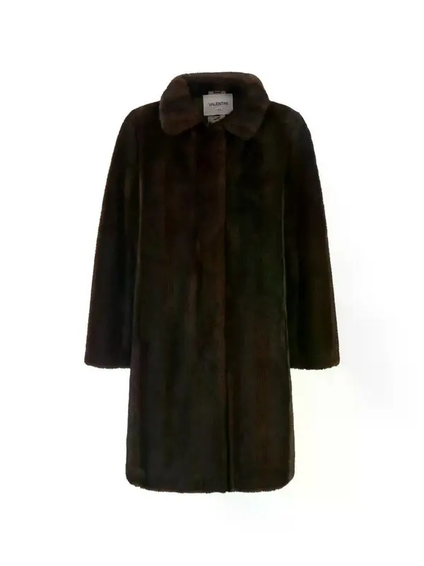 VALENTINI 1972 Faux-fur Classic-collar Coat