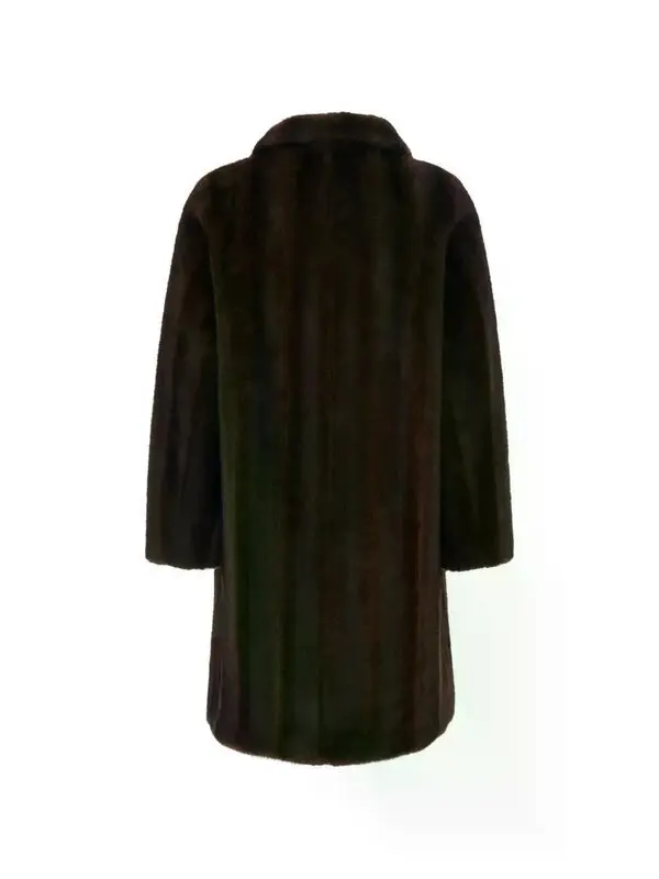 VALENTINI 1972 Faux-fur Classic-collar Coat