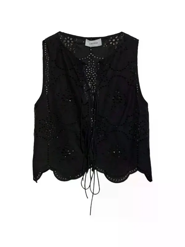 Matteau Broderie-anglaise Tie-fastening Top