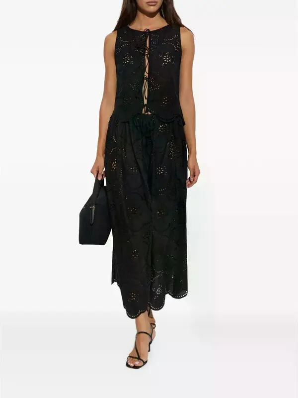 Matteau Broderie-anglaise Tie-fastening Top