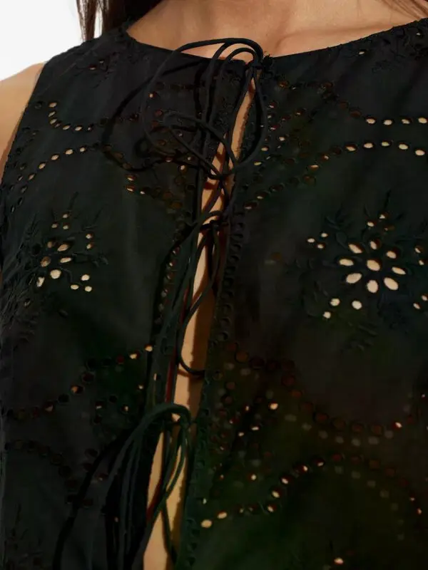 Matteau Broderie-anglaise Tie-fastening Top