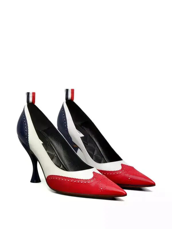 Thom Browne Wingtip Leather Pumps