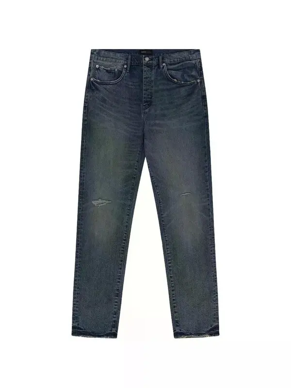 PURPLE BRAND Rough Quartz Distressed Jeans