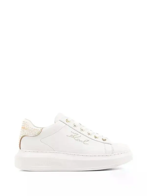 Karl Lagerfeld Embellished Logo Sneakers