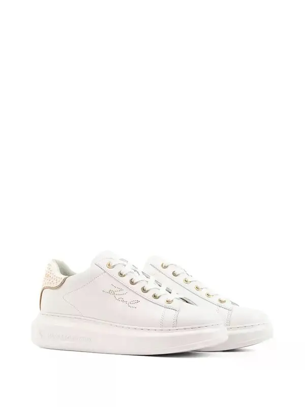 Karl Lagerfeld Embellished Logo Sneakers