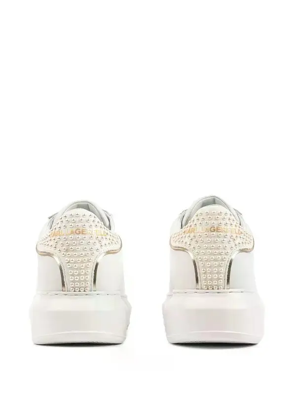 Karl Lagerfeld Embellished Logo Sneakers