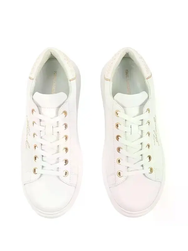 Karl Lagerfeld Embellished Logo Sneakers