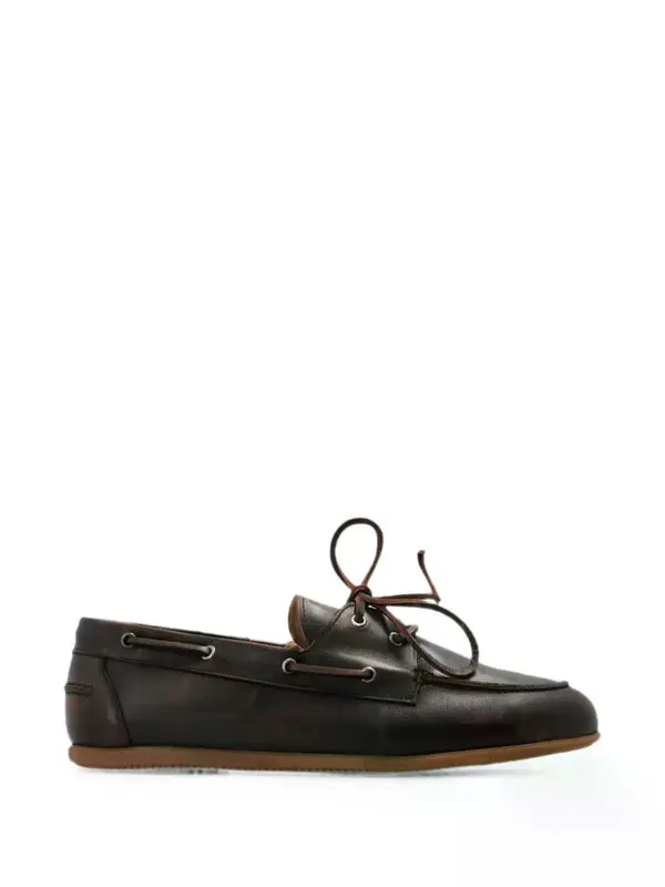 POSA Milano Leather Boat Shoes